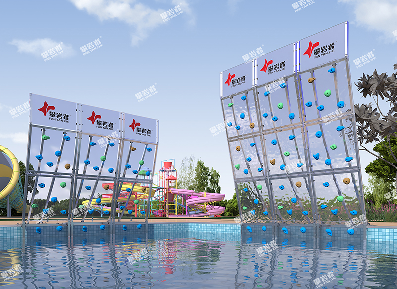 Ideal Poolside Climbing Wall, Easy Assembled, Low Cost Maintenance, JP ...