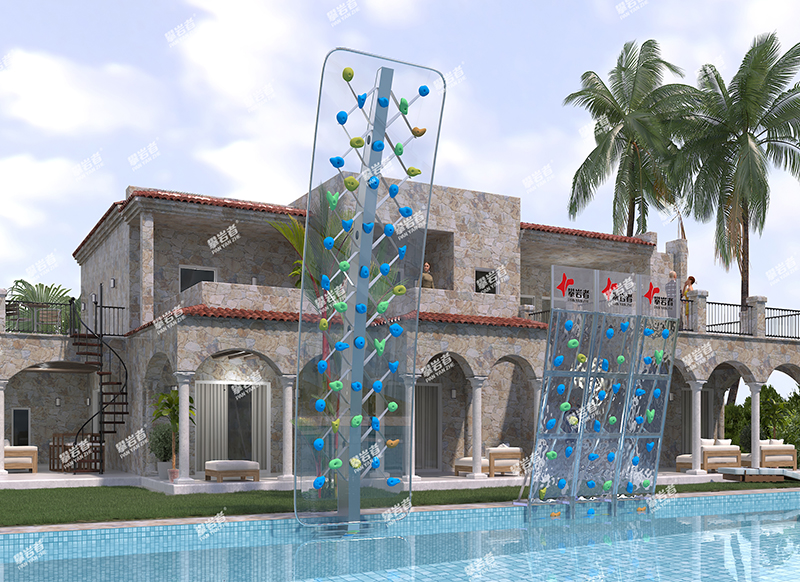 Ideal Poolside Climbing Wall, Easy Assembled, Low Cost Maintenance, JP ...