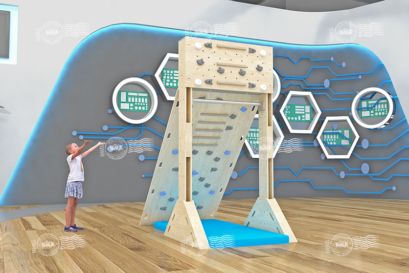1-stop service of design, manufacture, installation for climbing wall ...